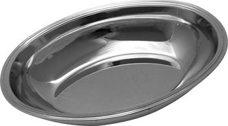 Silberkanne Schüssel Schale Berlin glatt oval 22x16x5 cm Silber Plated versilbert in Top verarbeitung