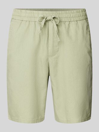 Only & Sons Regular Fit Shorts aus Baumwoll-Leinen-Mix Modell LINUS