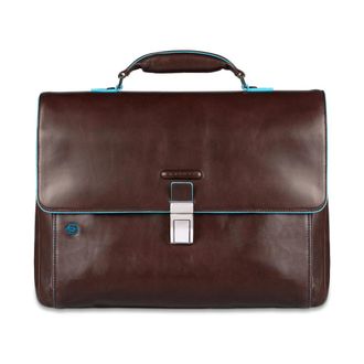 Piquadro Erweiterbare Laptop-Aktentasche 15-6 - - Bags - Herren - Braun - ONE SIZE