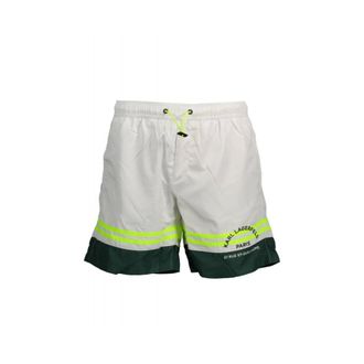Karl Lagerfeld Homme, Maillots de bain, Blanc, Taille: M Golf Swim Shorts