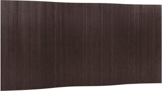 vidaXL Cloison de séparation marron foncé 165x400 cm bambou Vidaxl