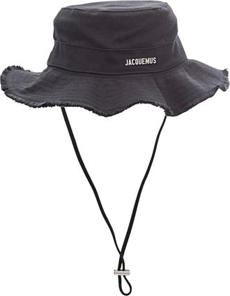 Jacquemus unisex, Accessoires, Noir, Taille: 58 CM Artichaut Bucket Hat