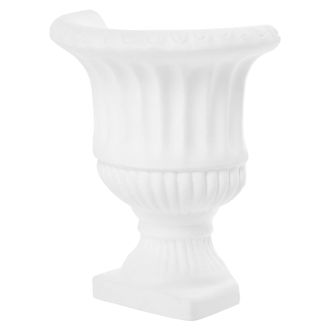 TOPBATHY Vintage Wandvase aus Gips Halbe Flaschenform Leichte Wanddekoration mit Einzigartigem Halfvase Design Vintage Blumenvase f&uuml;r Wohnzimmer und K&uuml;che &Auml;sth