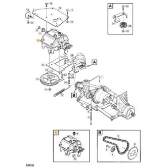 STIGA Sports Getriebe ORIGINAL STIGA Rasenm&auml;her 1125M 1134-6717-01