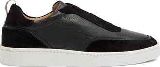 Aurélien Sneakers mit Wildledereinsätzen - Schwarz