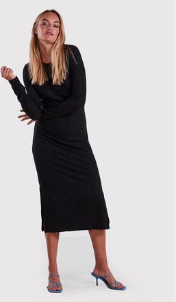 Pieces Kleid f&uuml;r den Alltag Kylie 17126214 Schwarz Slim Fit
