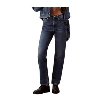 Calvin Klein High Rise Gerades Jeans - - Jeans - Damen - Blau - W29