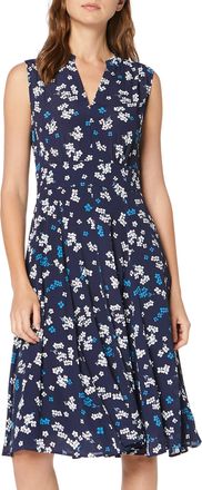 Marc O'Polo Damen 907086521281 Kleid, Blau (Combo A19), (Herstellergr&ouml;&szlig;e: 42)