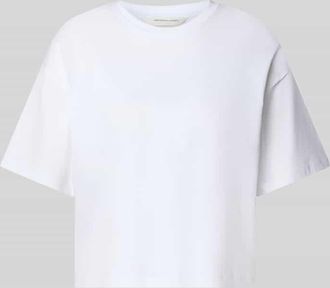 Moss Copenhagen Boxy Fit T-Shirt mit Rundhalsausschnitt Modell Moa Melea
