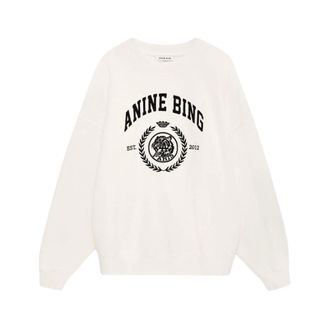Anine Bing Femme, Sweatshirts et sweats &agrave; capuche, Beige, Taille: 38 FR Miles SweaT-shirt
