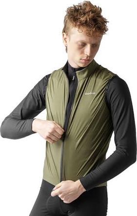 GripGrab Gilet PACR de Cyclisme Coupe-Vent Léger Respirant pour Homme Vélo Fermeture à Glissière Bidirectionnelle