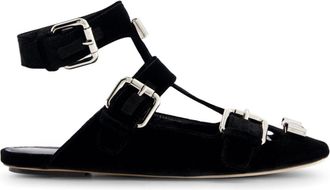 Giambattista Valli sandales &agrave; boucle - Noir