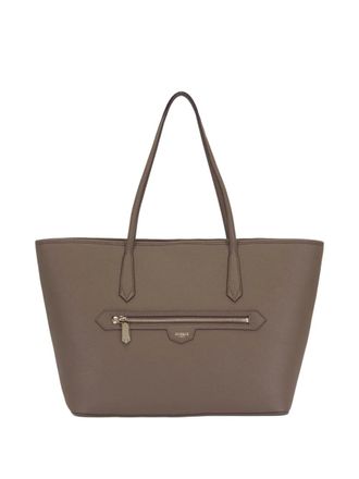 Moreau sac cabas en cuir - Marron
