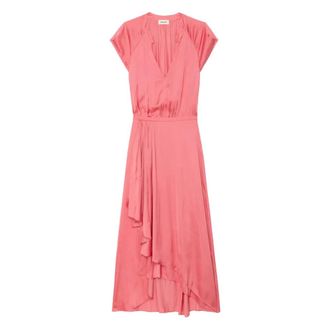 Zadig&Voltaire Robe Randall en satin - Femme - Robes - Rose - Taille: 38 FR