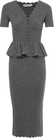 Self Portrait Femme, Robes, Gris, Taille: 38 FR Robes