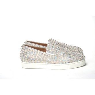 Christian Louboutin Roller Boat Flat Sneaker - - Shoes - Damen - Wei&szlig; - 35 1/2 EU