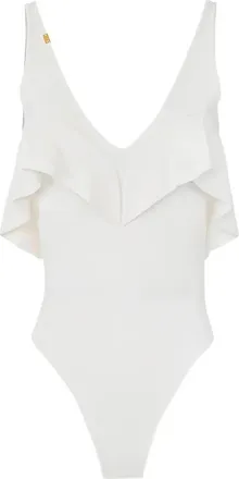 Elisabetta Franchi Top - Cr&egrave;me
