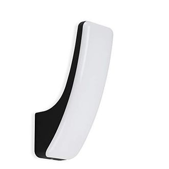 Telefunken LED Außenwandleuchte, Außenwandlampe, 15 Watt, 1.800 Lumen, 4.000 Kelvin, IP44, Schwarz, 263x86x144mm (LxBxH)