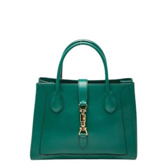 Gucci Pre-owned Jackie 1961 Leder Handtasche - - Pre-owned - Damen - Gr&uuml;n - ONE SIZE