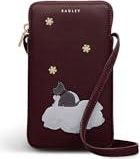 Radley London London It S Written In The Snowflakes Sac &agrave; bandouli&egrave;re en cuir pour femme Taille M, Cerise, Taille M