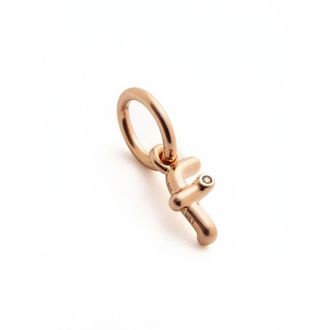 Pandora Buchstabe F Skript Alphabet Anh&auml;nger - - Accessories - Damen - Gelb - ONE SIZE