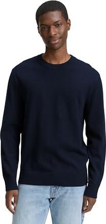 Tom Tailor Denim TOM TAILOR Denim 1042509 Pull-Over, 22813-Dark Navy, XL Homme