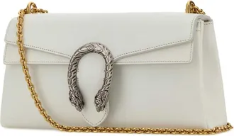 Gucci Dionysus Leather Shoulder Bag - White