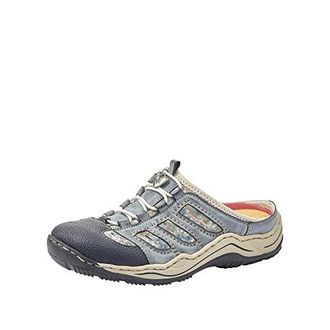 Rieker L0555, Sabots Femme, Blau (Pazifik/Atlantic/Kornblume 16), 37 EU