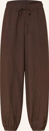 OPUS Hose Myha Im Jogging-Stil braun