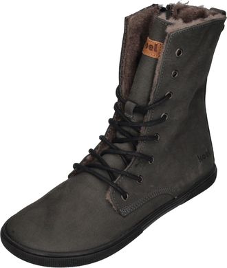 Koel Damen Barefoot Booties mit Lammwolle FARO Dark Grey, Gr&ouml;&szlig;e:42 EU