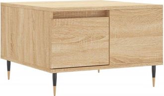 vidaXL Couchtisch Sonoma-Eiche 55x55x36,5 cm Holzwerkstoff Vidaxl