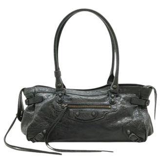 Balenciaga Pre-owned Vintage Shoulder Tote Bag - - Pre-owned - Damen - Schwarzk - ONE SIZE
