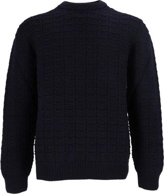 Settefili Cashmere Maglia Girocollo-Strick - - Knitwear - Herren - Blau - L