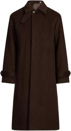 Nn.07 Manteau droit &agrave; col classique