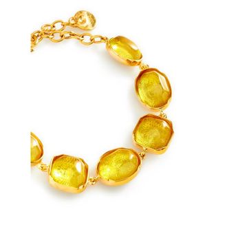 Goossens Cabochon-Armband - Gelb