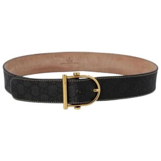 Gucci Pre-owned Vintage GG G&uuml;rtel - - Pre-owned - Damen - Grau - ONE SIZE