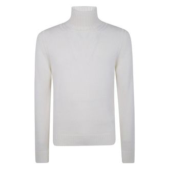 Dondup Pull &agrave; col roul&eacute; - Homme - Pulls - Blanc - Taille: 2XL