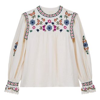 Louise Misha Blouse Izza Double Gaze de Coton Bio - Collection Femme Louise Misha
