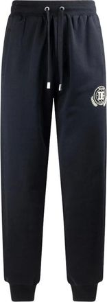 Dolce & Gabbana Homme, Pantalons, Noir, Taille: M Pantalon de jogging en jersey avec imprim&eacute; logo DG