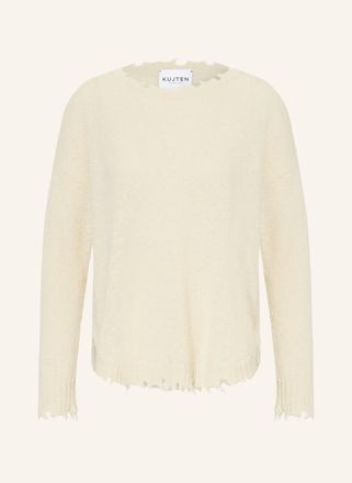 Kujten Kujten Cashmere-Pullover Mela weiss