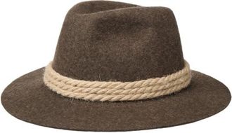 Cappellishop Chapeaushop Chapeau Traditionnel Tyrolien Chapeau Alpin Chapeau Randonneur (59 cm - Marron)