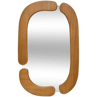 Atmosphera Miroir Antoine 74,5x114,5cm en bois - Atmosphera cr&eacute;ateur dint&eacute;rieur