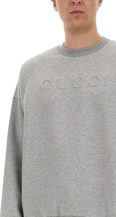 Gucci Cotton Jersey Sweatshirt - Gray