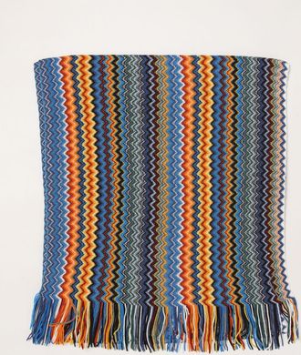 Missoni Schal aus Wollmischung mit abstraktem Streifenmuster