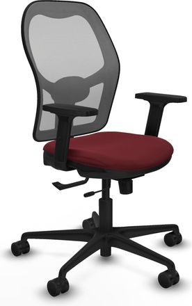 Piqueras y Crespo Jorquera Stuhl mit 2D-Armlehnen, h&ouml;henverstellbare Lendenwirbelst&uuml;tze, ausgestattet mit Syncro/Traslack und injiziertem Schaum. Mit Rollen von 65 mm N