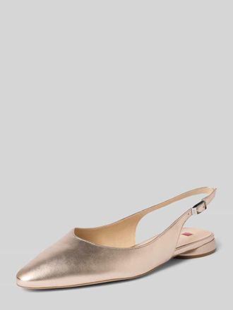 H&ouml;gl Ballerinas aus Leder mit Riemen