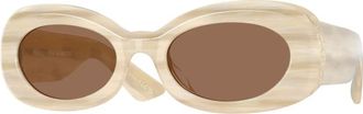 Oliver Peoples Femme, Accessoires, Beige, Taille: 53 MM 1992C Lunettes de soleil