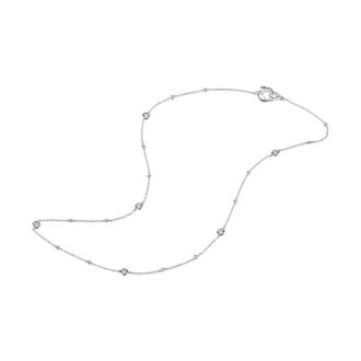 CHANTECLER Femme, Accessoires, Gris, Taille: ONE Size Collier Accessoires - Or avec 0,37 CT Diamant