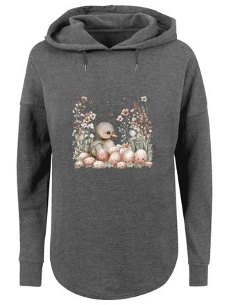 F4NT4STIC Hoodie Ente Ostereier Blumen Küken