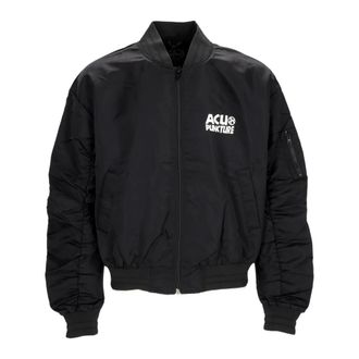 Acupuncture Varsity Herren Schwarze Jacke - - Jackets - Herren - Schwarzk - S
